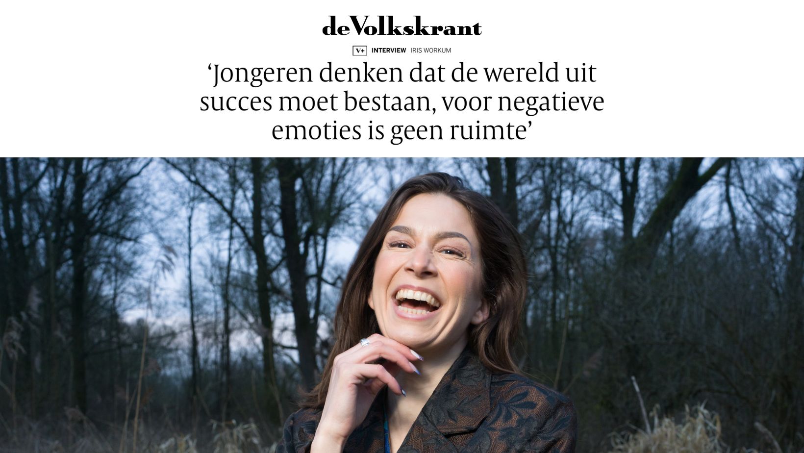 TC oprichter Iris Workum in De Volkskrant - Transformers community